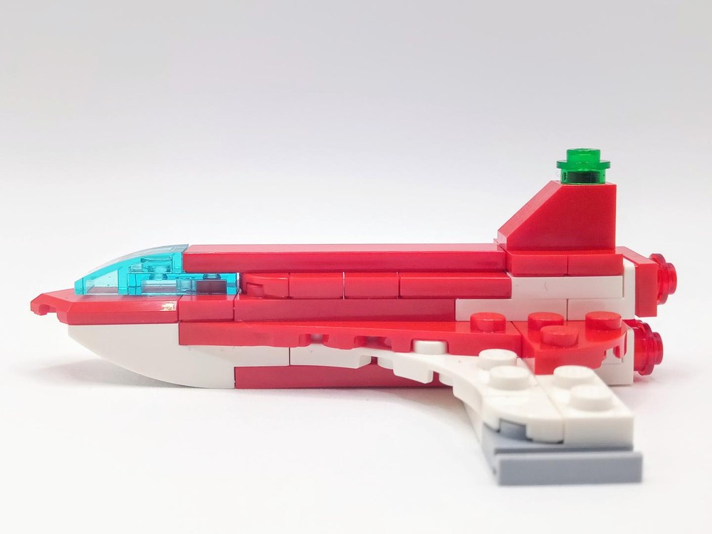 Lego Moc 30669 Space Shuttle By Dafeld Rebrickable Build With Lego