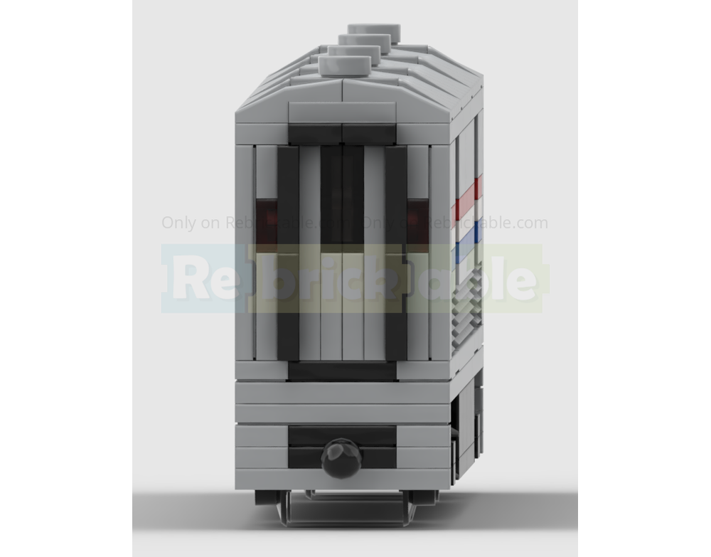 LEGO MOC 4-Wide Am Trak Viewliner Baggage Coach by Andy Ps Bricks ...