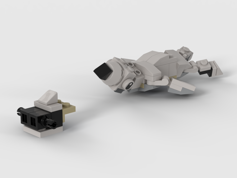 LEGO MOC 11974 - Seal chasing prey by Slarty | Rebrickable - Build with ...