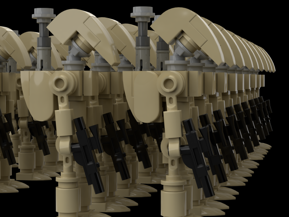 LEGO MOC Buildable B1 battle droid (mini) by fineadditionbricks ...