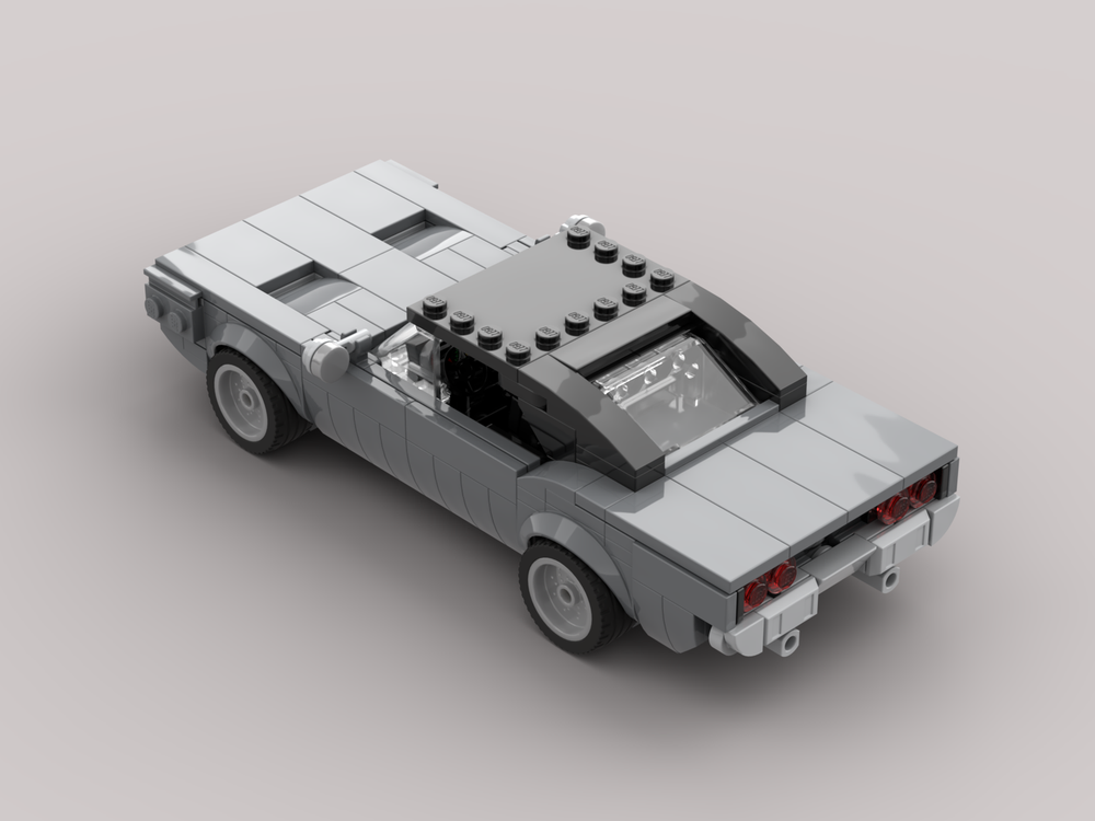 LEGO MOC '68 GREY CHARGER by GT-Brick | Rebrickable - Build with LEGO