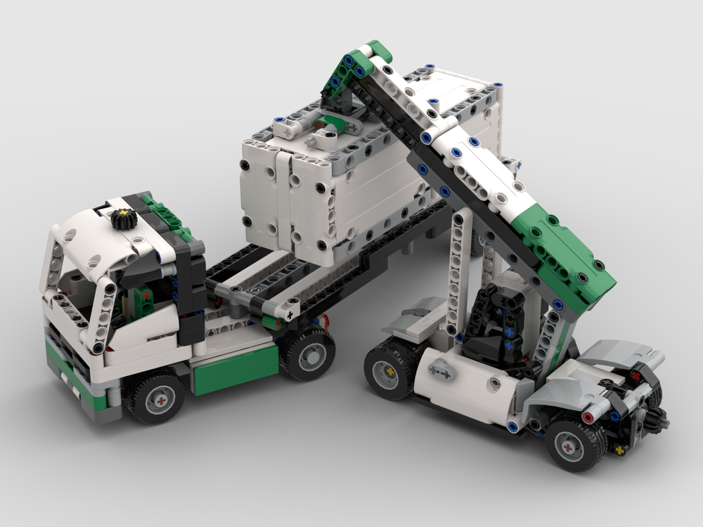 LEGO MOC Container Logistics (42167) - 2in1 by ConstructionsByDonat ...
