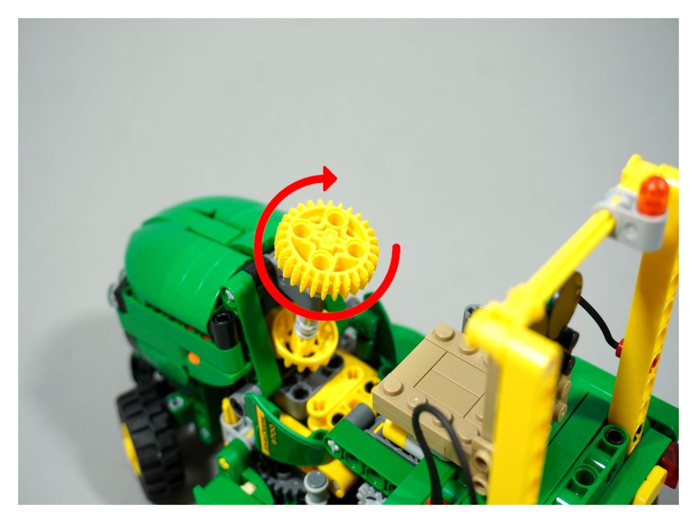 Lego Moc 42168 Alternative Lawn Tractor By Damianple Technic Garage