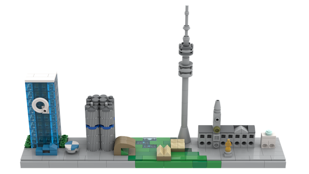 LEGO MOC Munich city skyline by kubak5 | Rebrickable - Build with LEGO