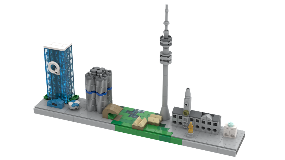 LEGO MOC-171349 Munich city skyline by kubak5 | Rebrickable - Build ...
