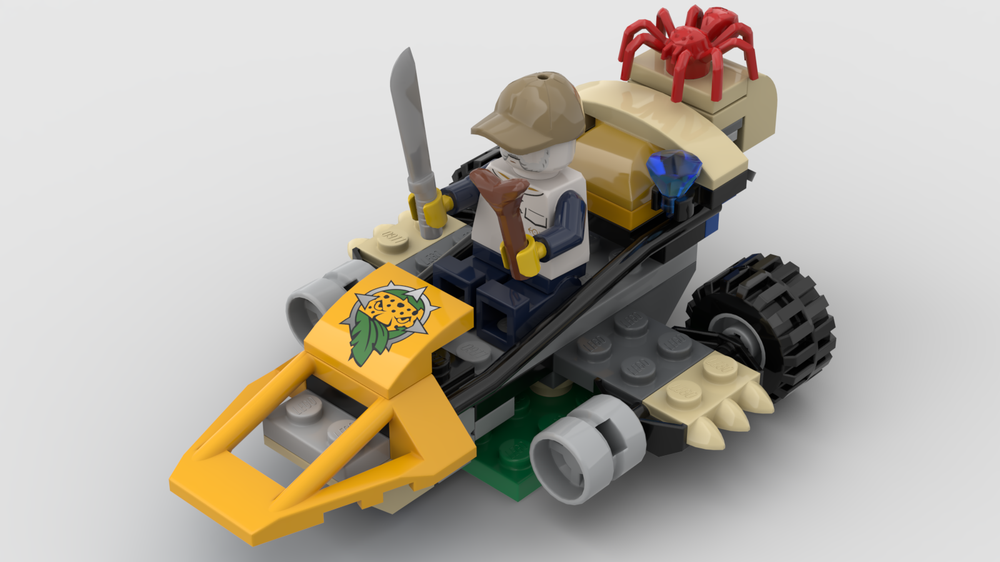 LEGO MOC 60156 - Jungle Jet by fgrcraft | Rebrickable - Build with LEGO