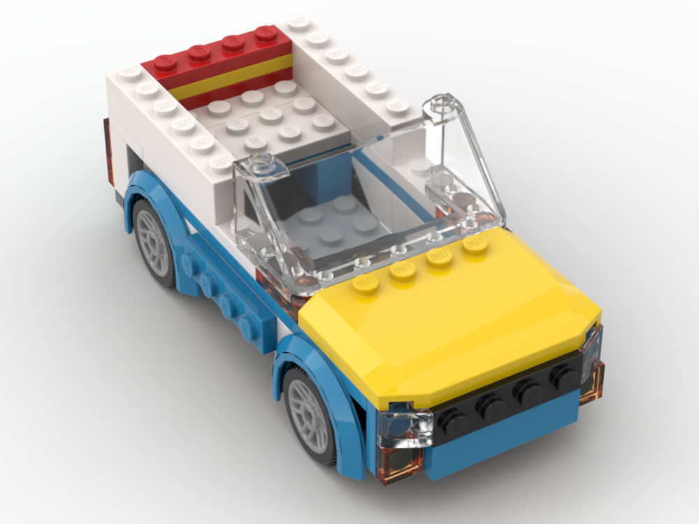 LEGO MOC-171366 ute by the platinum brick | Rebrickable - Build with LEGO
