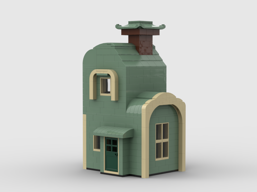 LEGO MOC GREEN & TAN HOUSE by jobe3do | Rebrickable - Build with LEGO