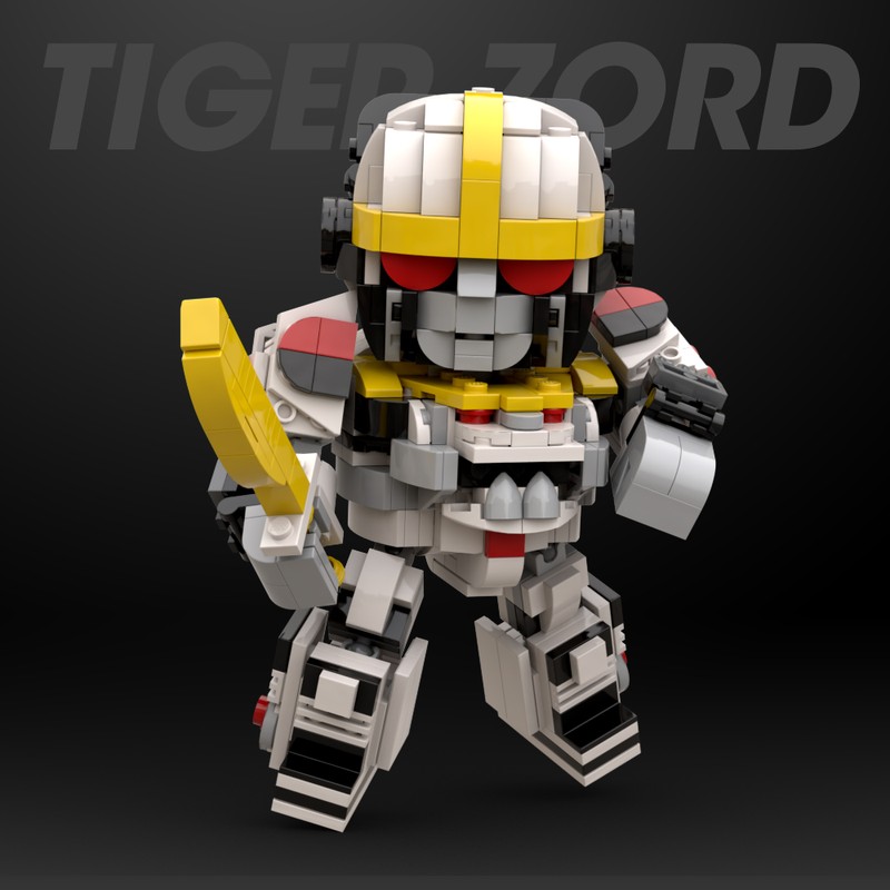 LEGO MOC TIGER ZORD by choi_dambaek | Rebrickable - Build with LEGO