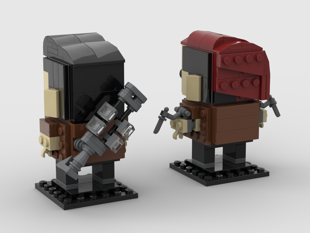 LEGO MOC Cyberpunk 2077 Masc and Fem V Brickheadz by Jade8703 ...