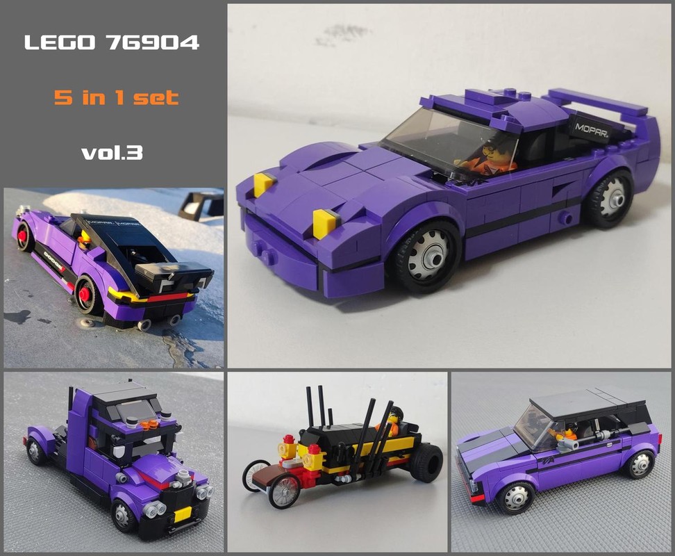 LEGO MOC 76904 5 in 1 vol.3 by Kirvet | Rebrickable - Build with LEGO