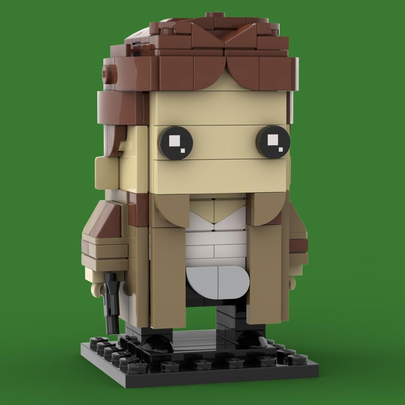 LEGO MOC Han - Endor Outfit Brickheadz - ROTJ by custominstructions ...