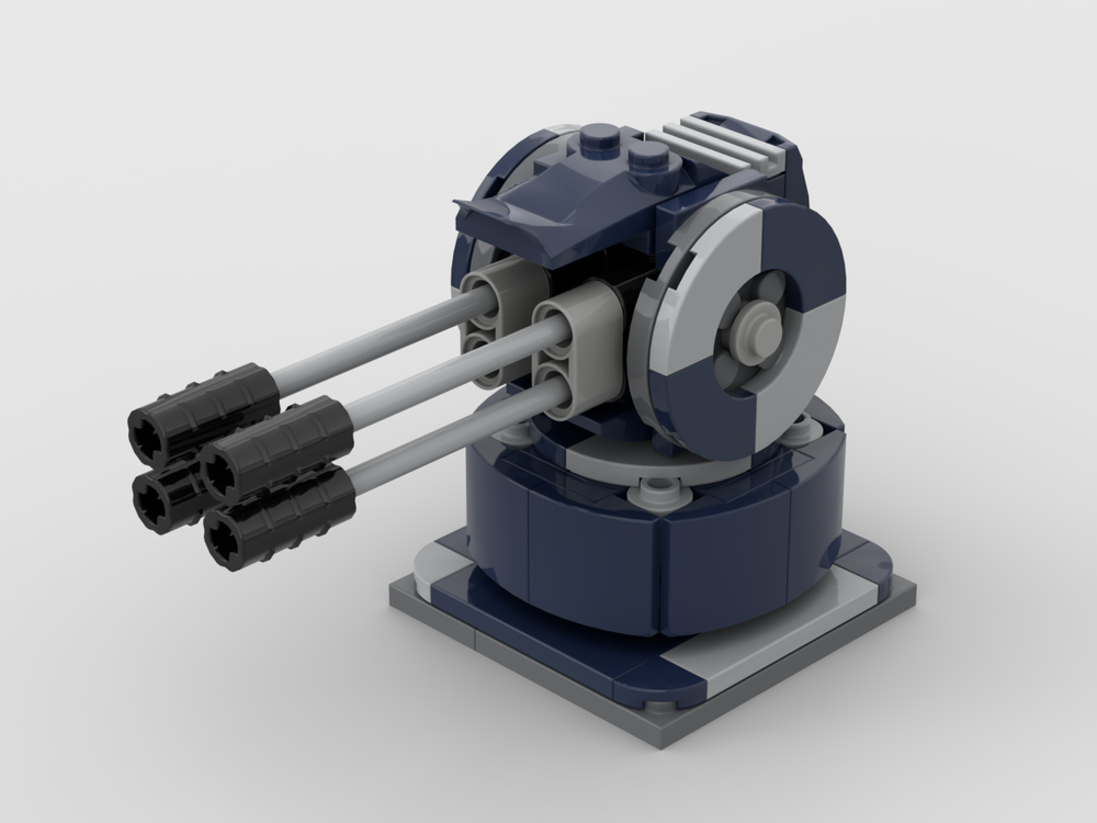 LEGO MOC CIS BarrelTurret V1 by ByteForge | Rebrickable - Build with LEGO