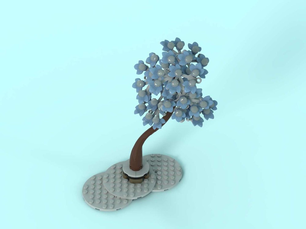 LEGO MOC Winter Tree by K_Giffen_Creates | Rebrickable - Build with LEGO