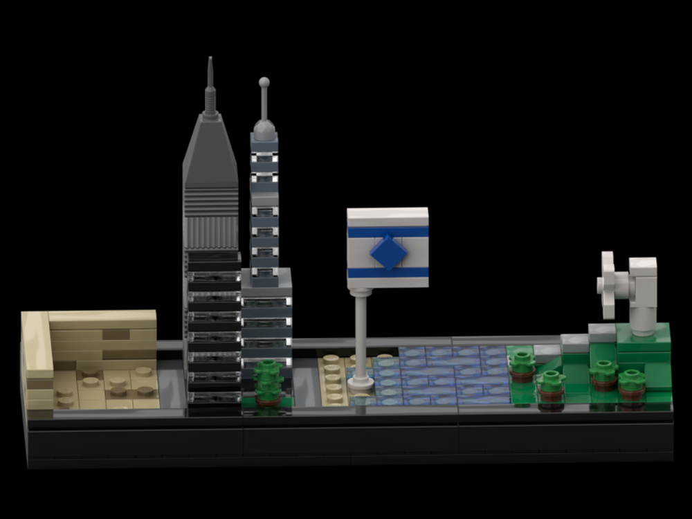 LEGO MOC Israel-Micro by IOA Designs | Rebrickable - Build with LEGO