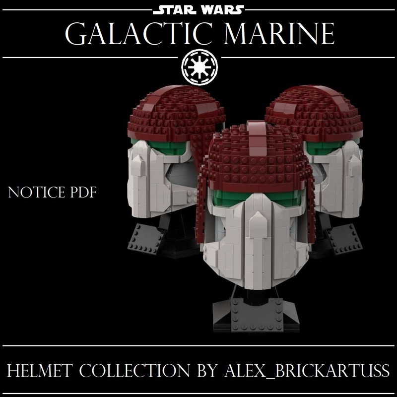 LEGO MOC Helmet Galactic Marine by Alex_BricKartuss | Rebrickable ...