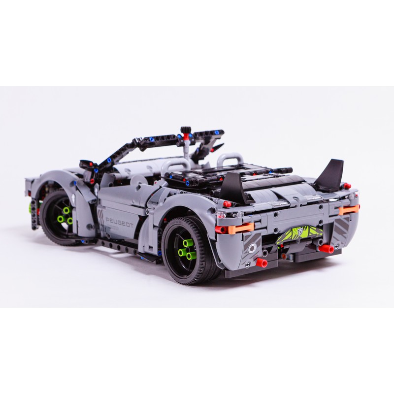 LEGO MOC Peugeot Convertible (42156 Peugeot 9X8 Le Mans Hybrid Hypercar ...