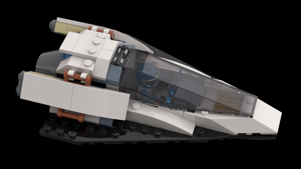 LEGO MOC City Space Reimagined: Shuttlepod from Asteroid Discovery ...