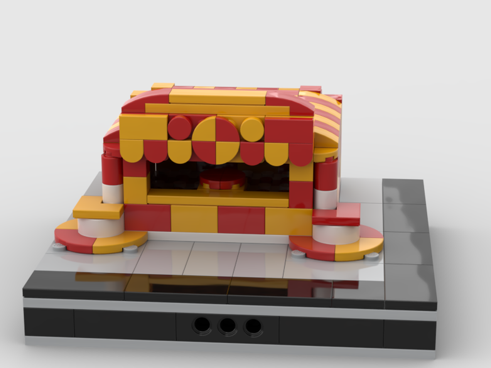 LEGO MOC Pizza Shop by ofermodels | Rebrickable - Build with LEGO