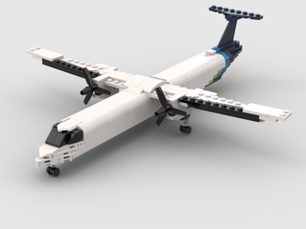 LEGO MOC Alaska Horizon De Havilland Canada Dash 8(Q400) by Aspirin_1 ...