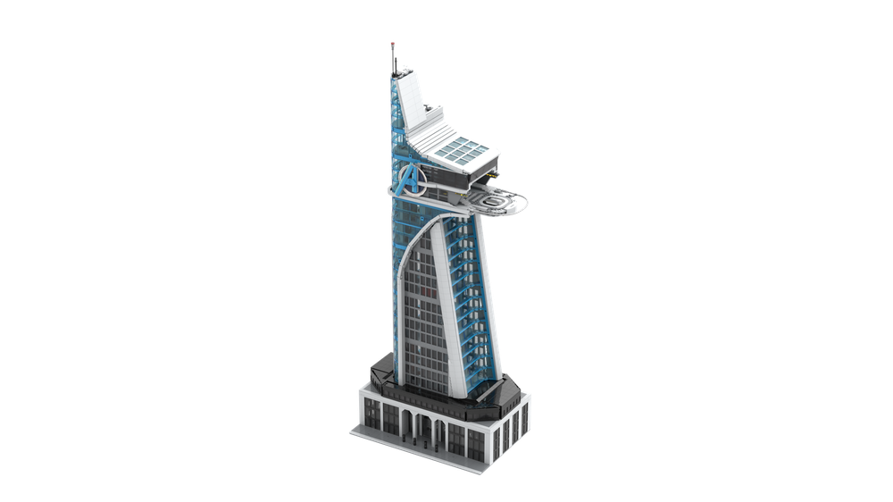 LEGO MOC Base for the Avengers Tower - Metlife Building 48 x 32 (Ground ...
