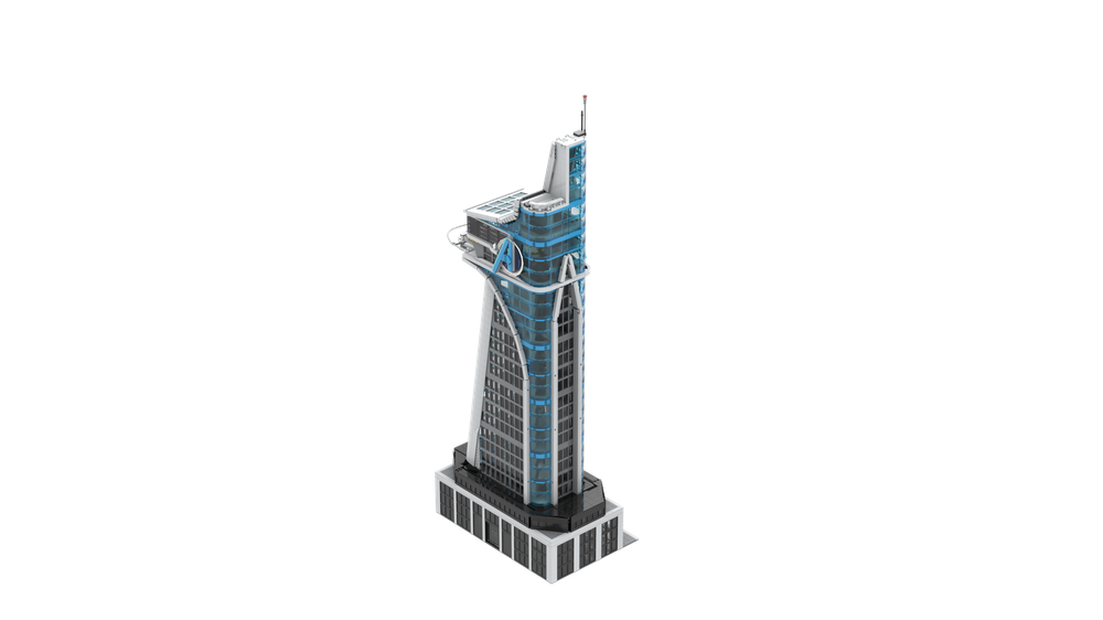 LEGO MOC Base for the Avengers Tower - Metlife Building 48 x 32 (Ground ...