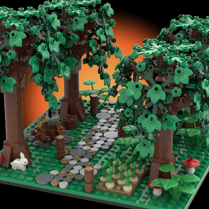 LEGO MOC Medieval forest V2 by LucSoleBricks | Rebrickable - Build with ...