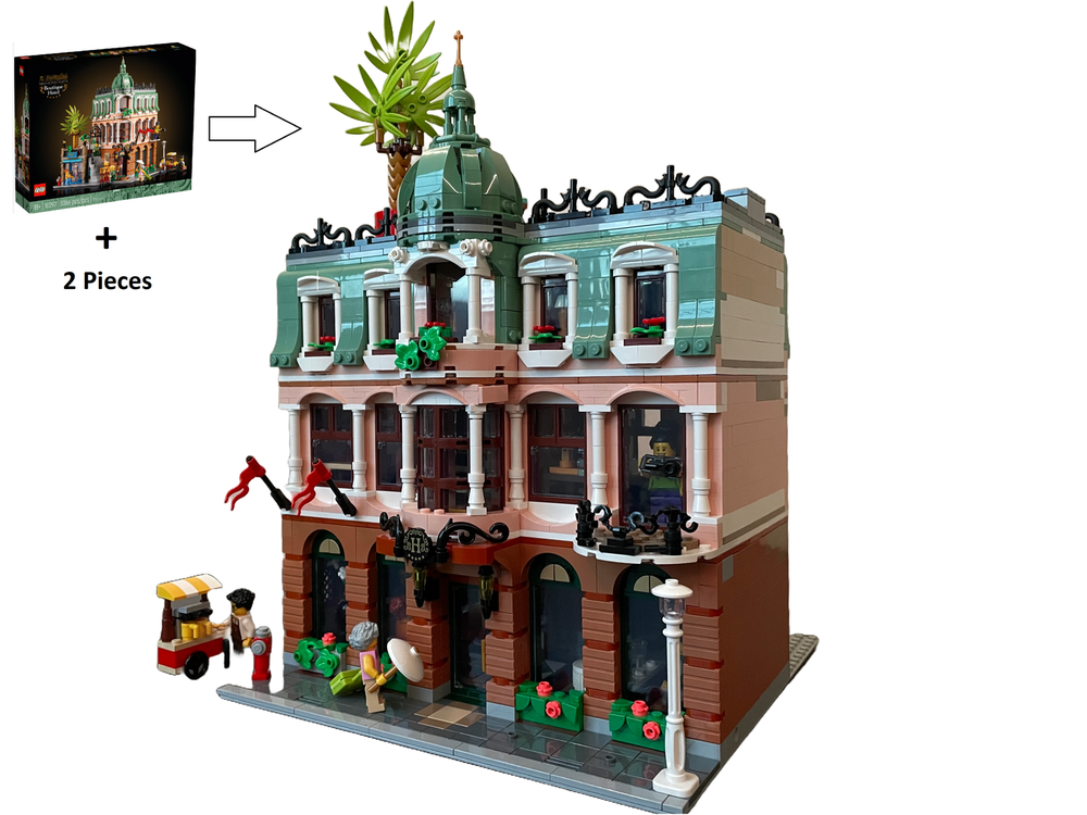 LEGO MOC Boutique Art Hotel Modular Alternate build of 10297 by re ...