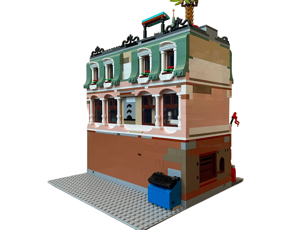 Lego Moc Boutique Art Hotel Modular Alternate Build Of 10297 By Re