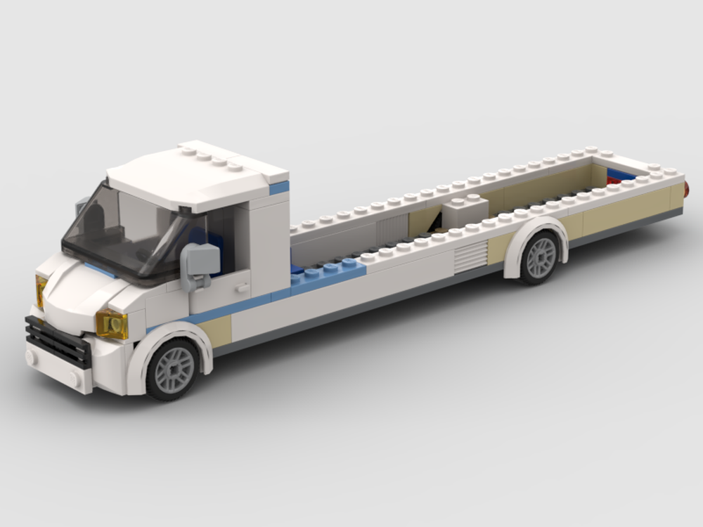 LEGO MOC comically long van by Glauc0.Gl0ster.2007 | Rebrickable ...