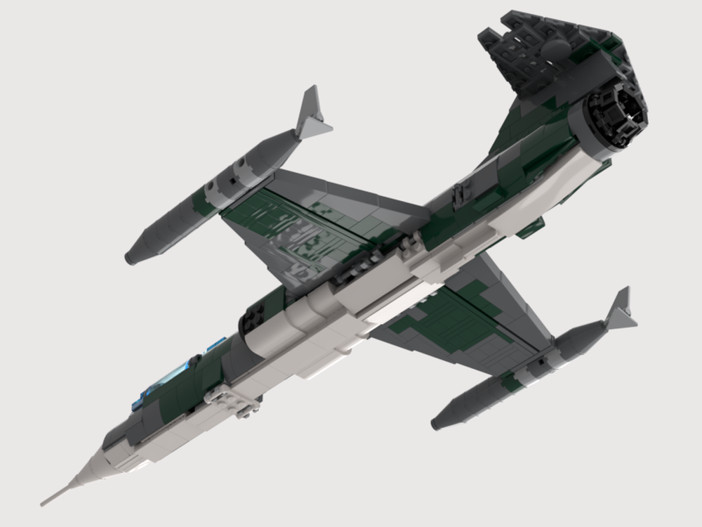 LEGO MOC F-104 S 'Starfighter' by simonelovisa01 | Rebrickable - Build ...