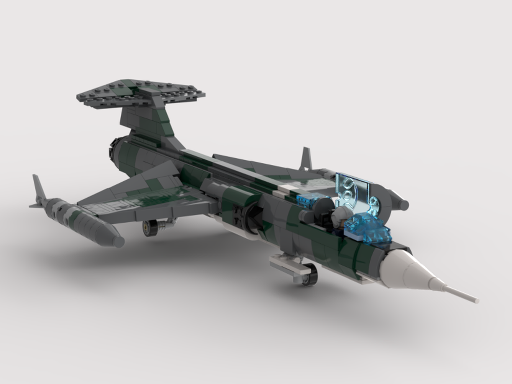 LEGO MOC F-104 S 'Starfighter' by simonelovisa01 | Rebrickable - Build ...