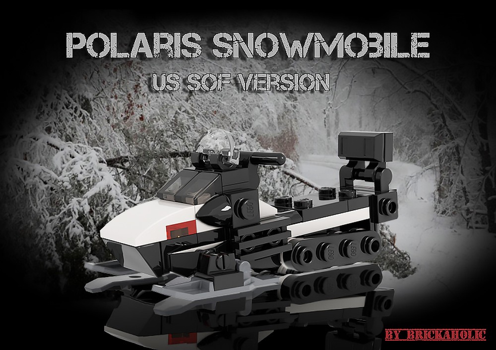 LEGO MOC LEGO Polaris Snowmobile & Cargo Sled - US Special Operations ...