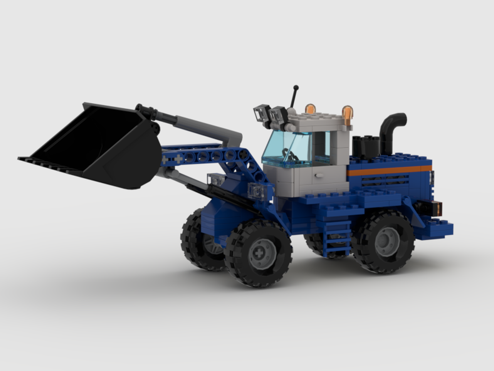 LEGO MOC Wheel loader by HIGHWAY-PATROL | Rebrickable - Build with LEGO