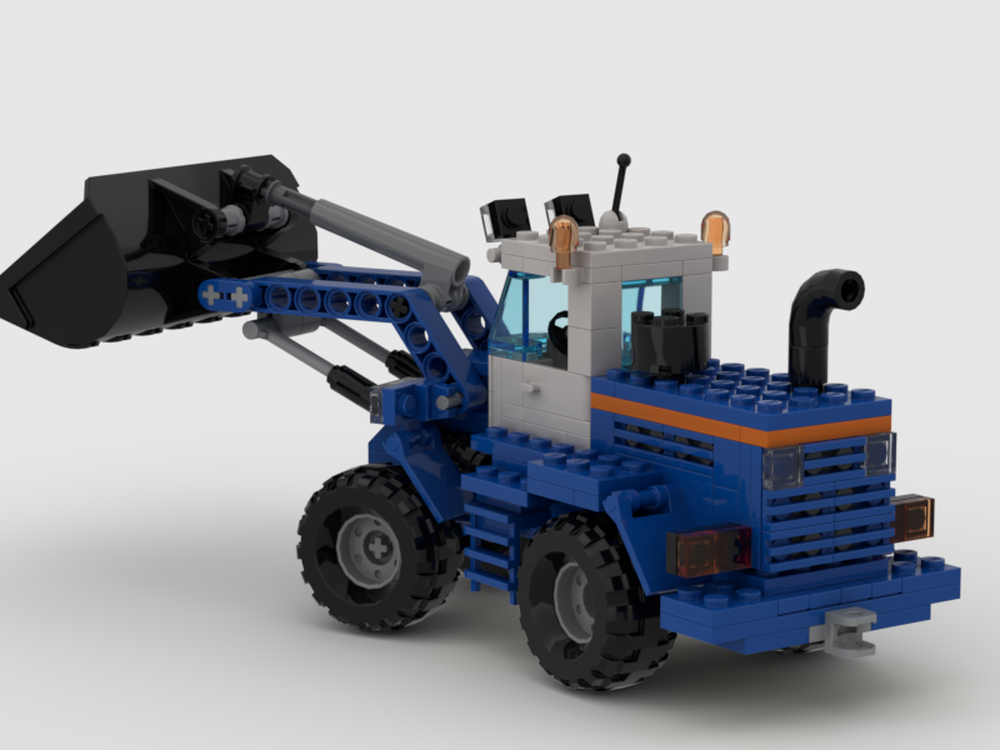 LEGO MOC Wheel loader by HIGHWAY-PATROL | Rebrickable - Build with LEGO