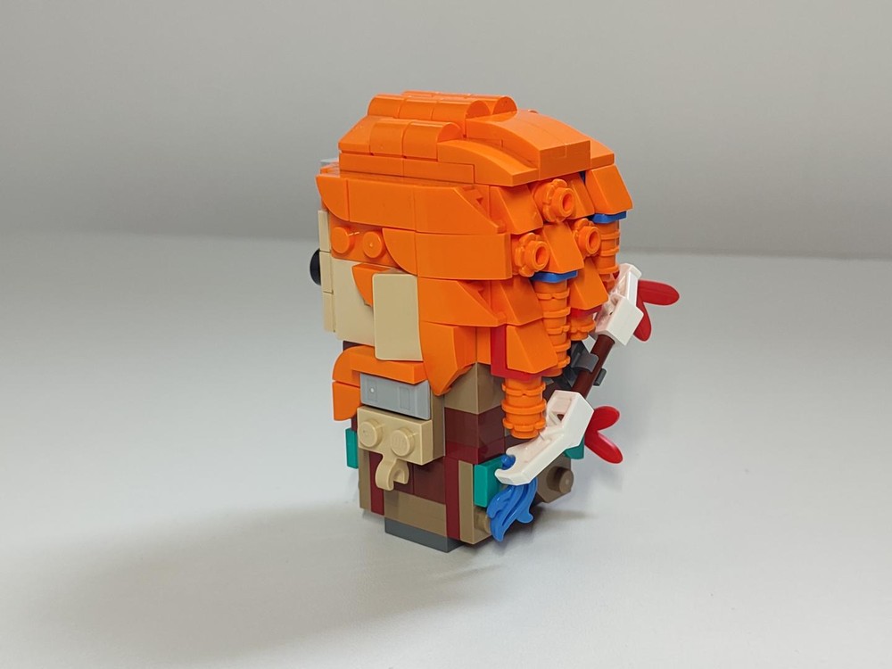 Lego Moc Horizon Zero Dawn Aloy Brickheadz By Nostrix Rebrickable