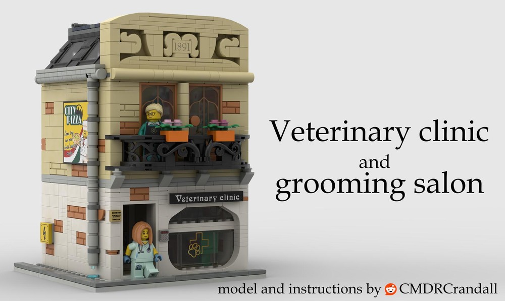 LEGO MOC-171553 Veterinary clinic and grooming salon by JudCrandall ...