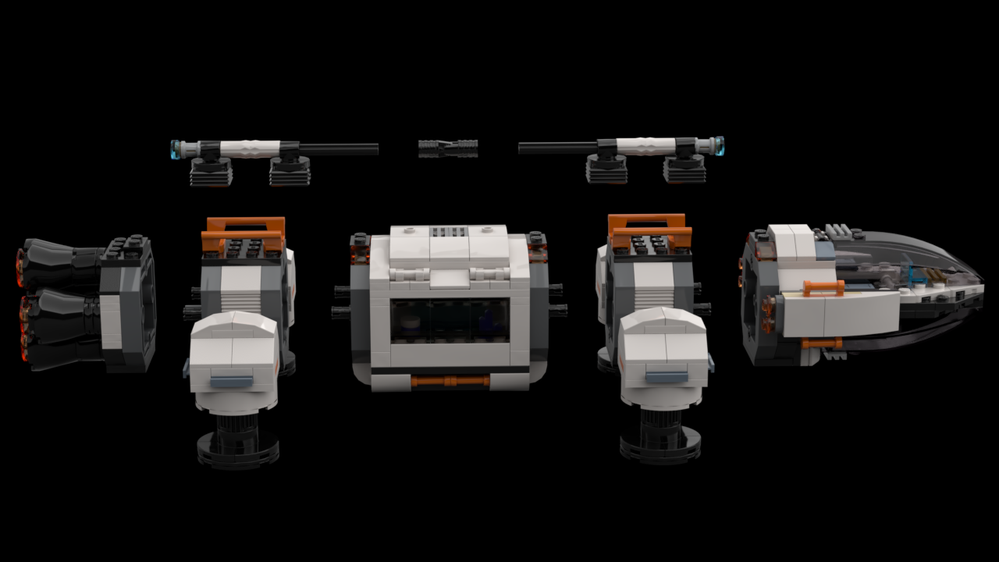 Lego Moc City Space Reimagined Eagle Transporter Moc By Watsonlego