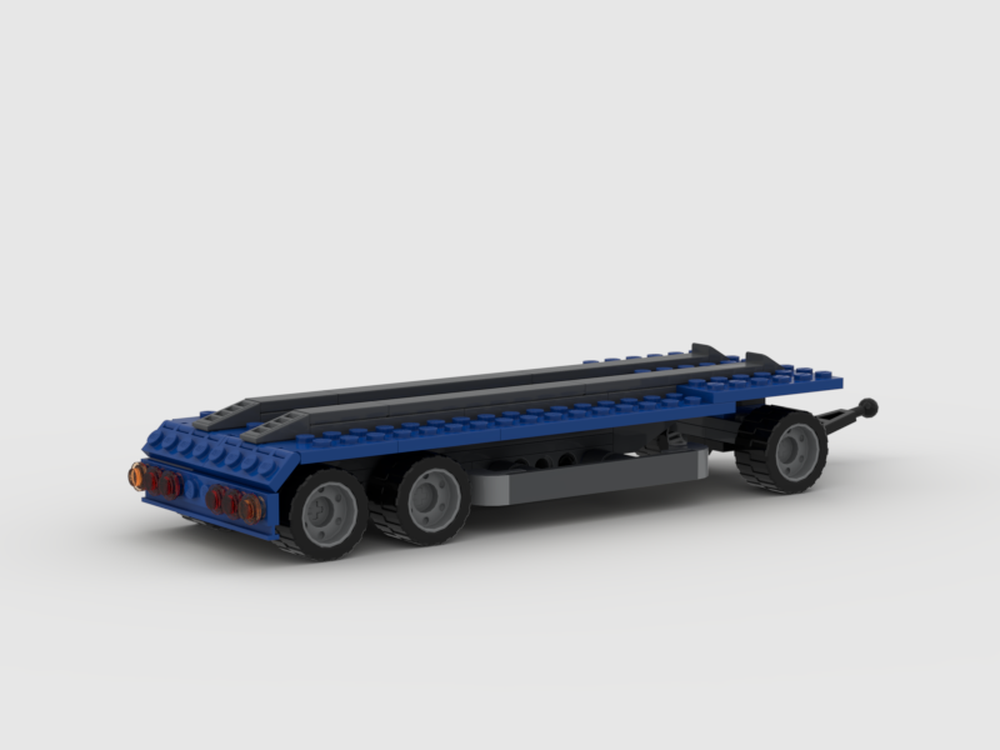 LEGO MOC Lowbed trailer by HIGHWAY-PATROL | Rebrickable - Build with LEGO