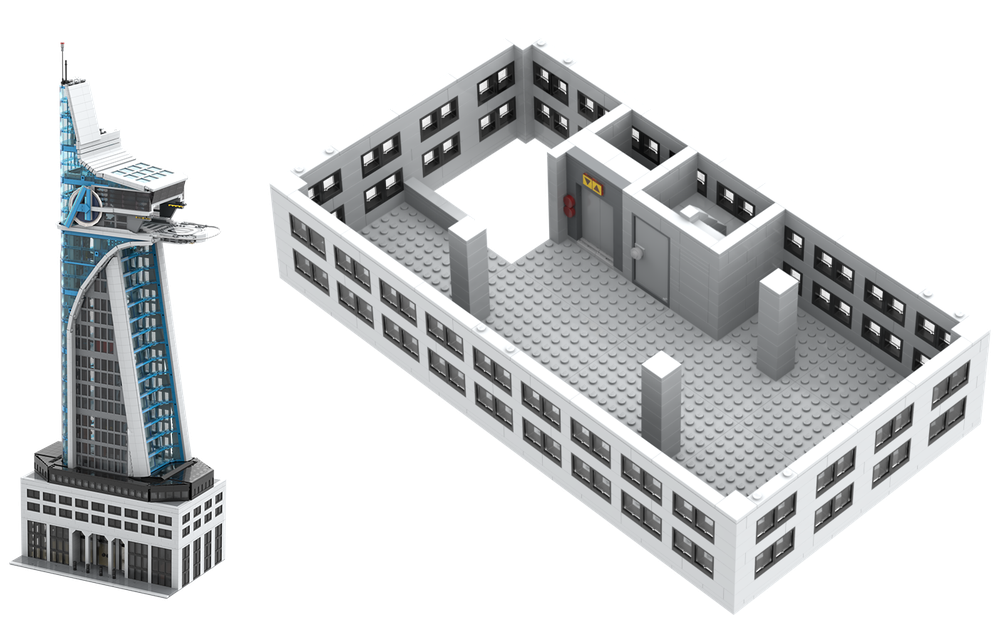 LEGO MOC Additional First Floor for Metlife Building 48 x 32 by AVusion ...