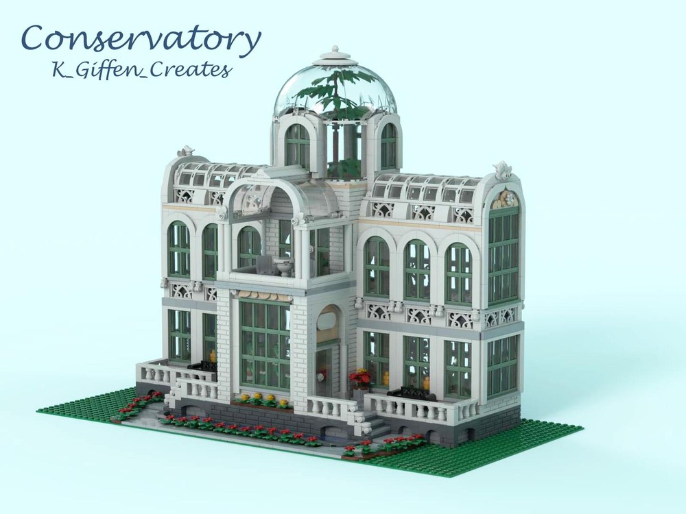 LEGO MOC Conservatory by K_Giffen_Creates | Rebrickable - Build with LEGO