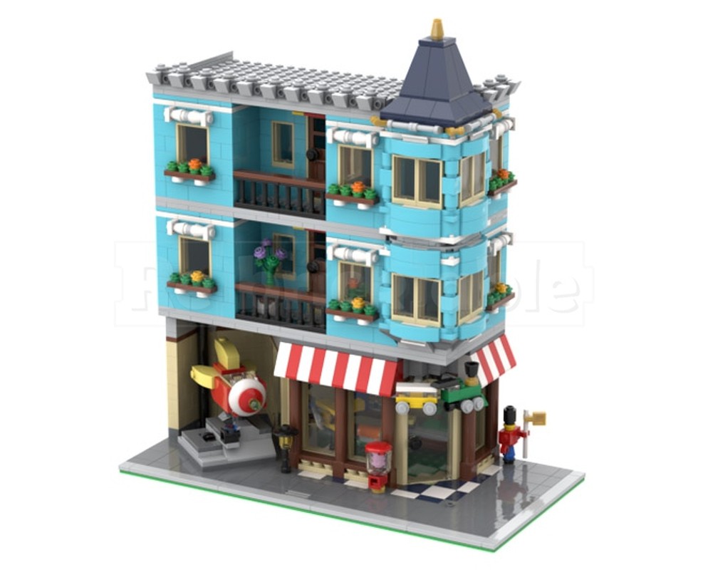 LEGO MOC Townhouse Toy Store Modular Modification (31105) by Soandso ...