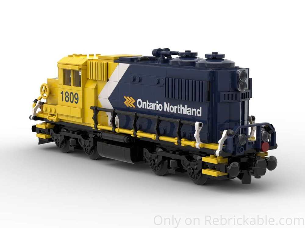 LEGO MOC Ontario Northland EMD GP38-2 by TO.Creations | Rebrickable ...