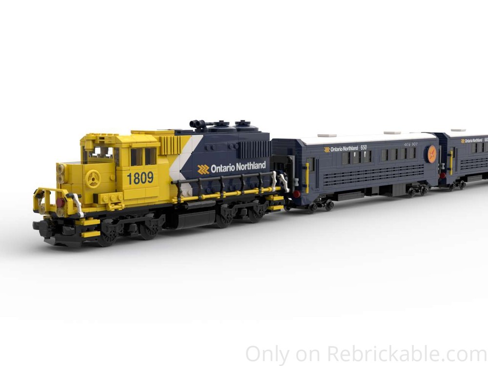 LEGO MOC-171581 Ontario Northland EMD GP38-2 by TO.Creations ...