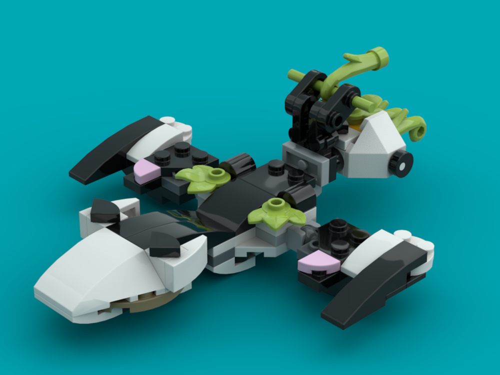 LEGO MOC Panda Plane — 30641 by McScottyBricks | Rebrickable - Build ...