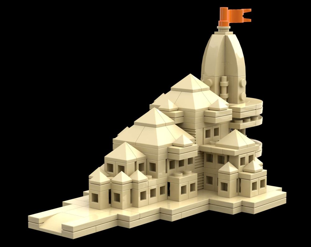 LEGO MOC-171592 Ayodhya Ram Temple by Desibricks | Rebrickable - Build ...