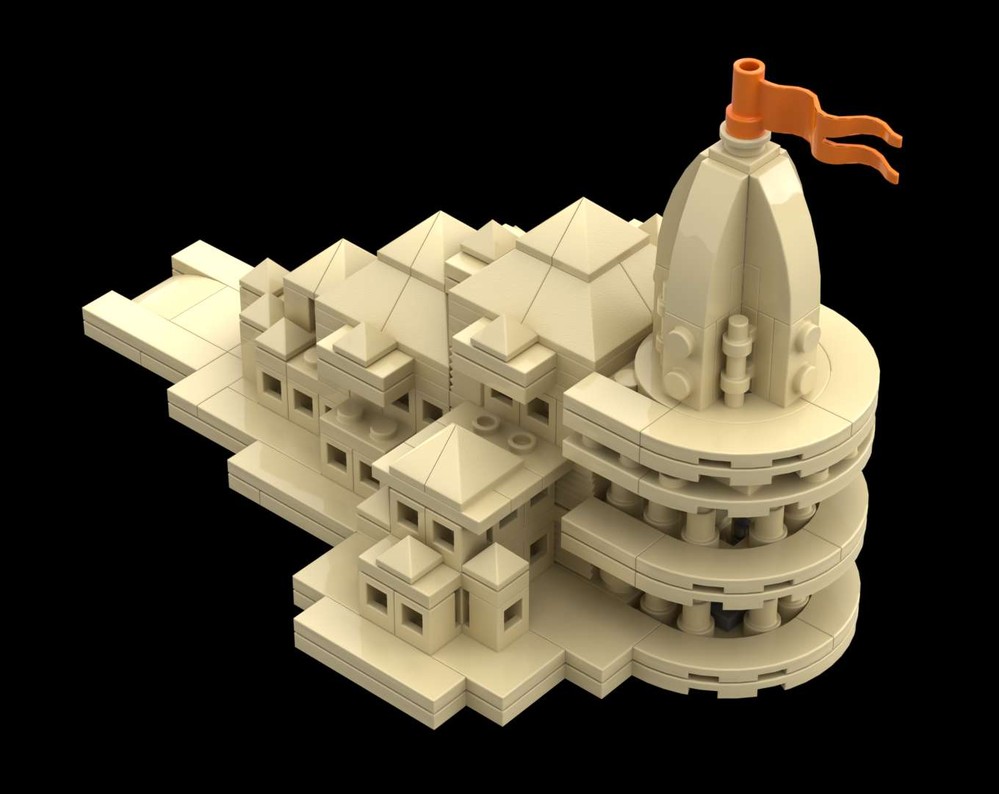 LEGO MOC Ayodhya Ram Temple by Desibricks | Rebrickable - Build with LEGO