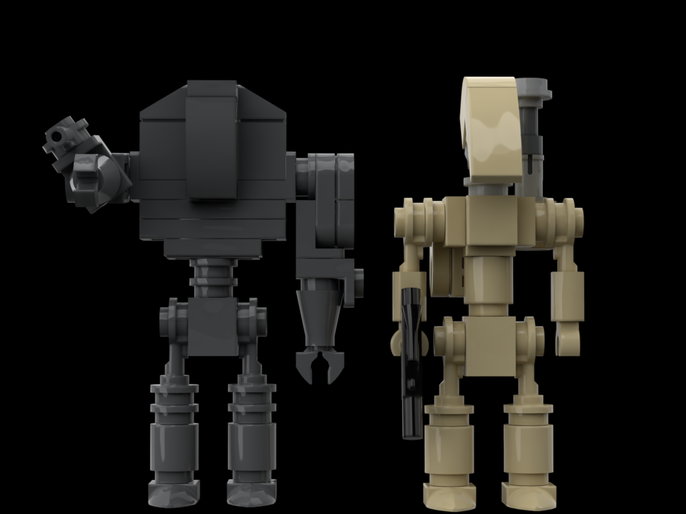 LEGO MOC Buildable B2 battle droid by fineadditionbricks | Rebrickable ...