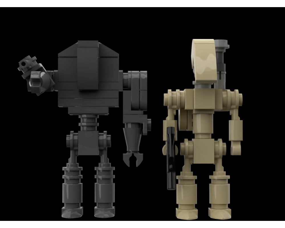 LEGO MOC Buildable B2 battle droid by fineadditionbricks | Rebrickable ...