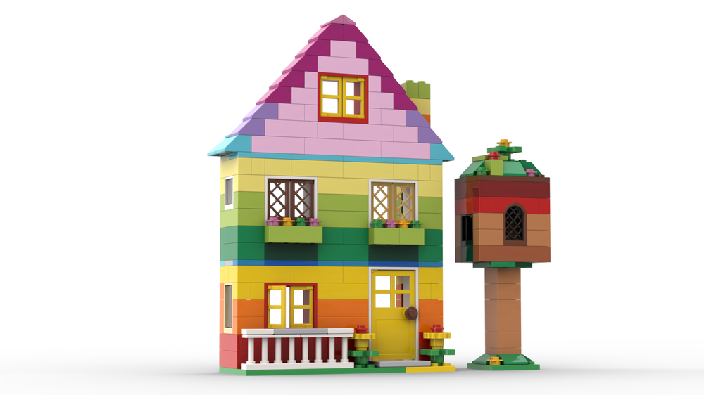 LEGO MOC 10698 House and treehouse by Lenarex | Rebrickable - Build ...